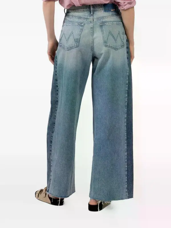 MOTHER Patchwork Panel High-waist Jeans