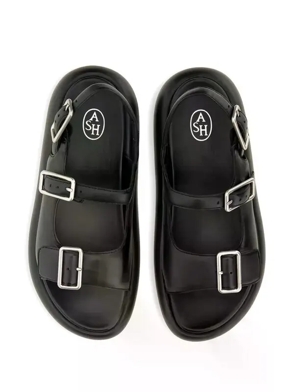 Ash Buckle-detail Platform Sandals