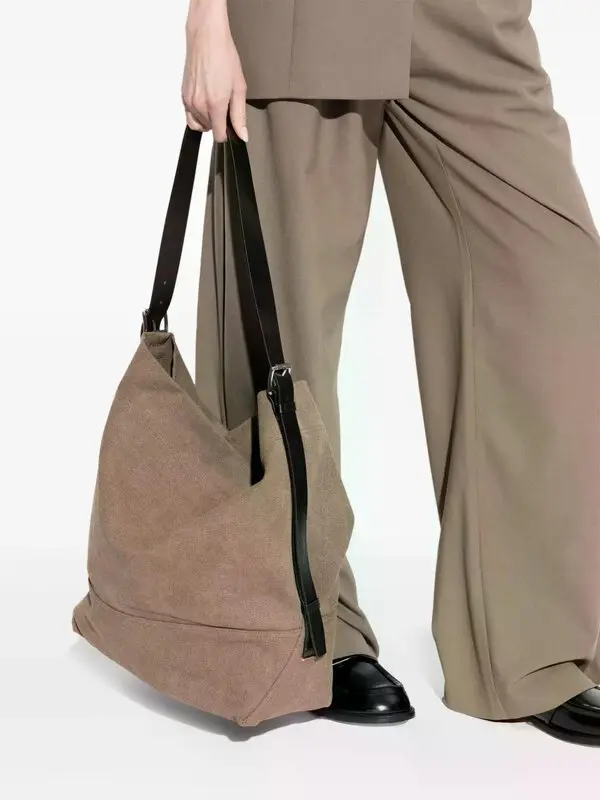 LEMAIRE Belted Canvas Tote Bag - Neutrals