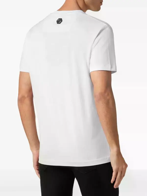 Philipp Plein Teddy Bear Cotton T-shirt - White