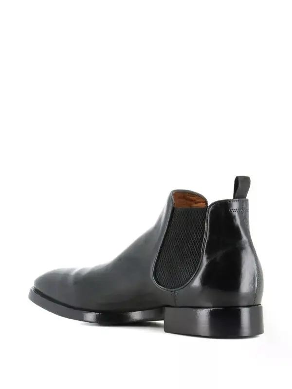 Officine Creative Elastic-panel Leather Boots