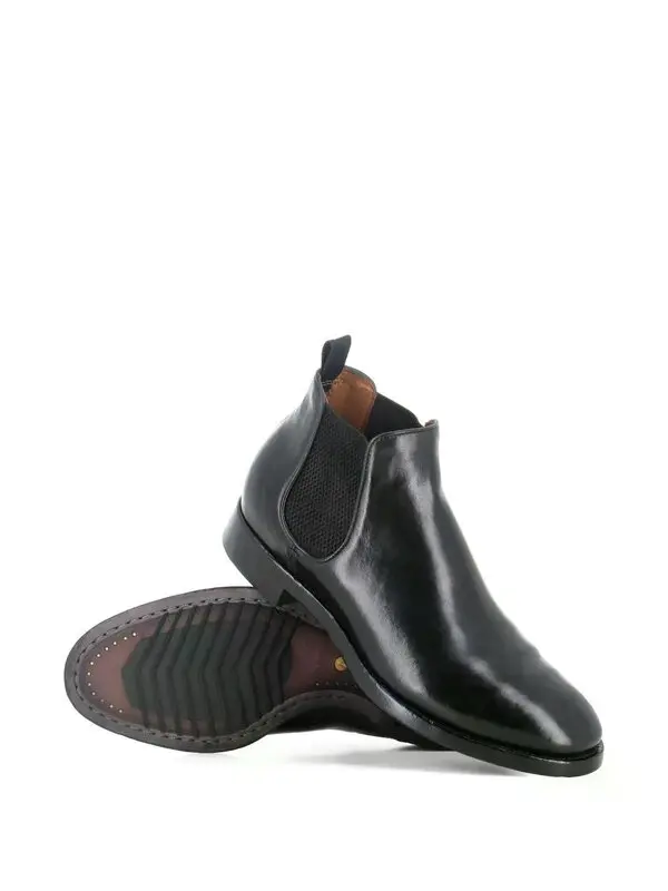 Officine Creative Elastic-panel Leather Boots