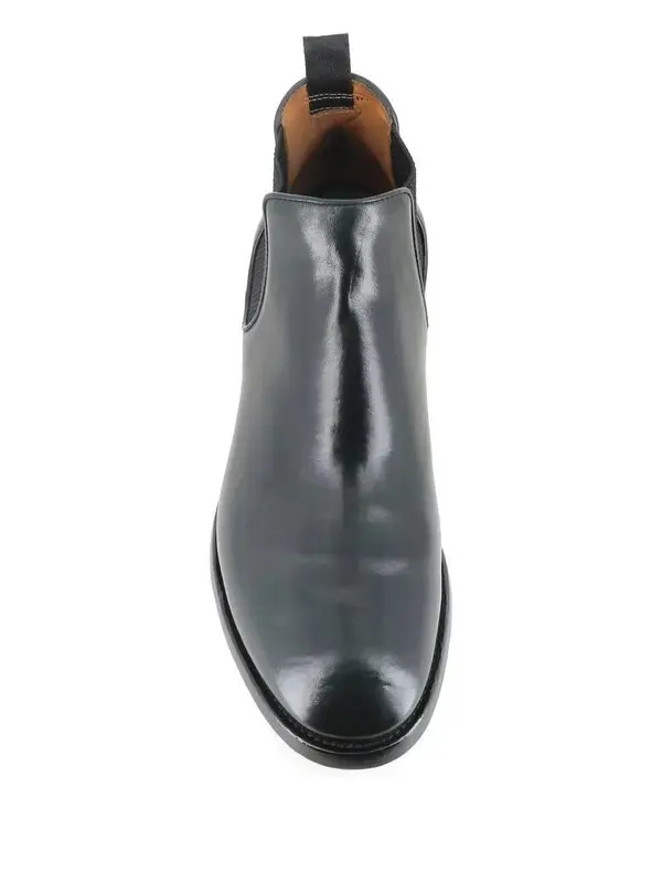 Officine Creative Elastic-panel Leather Boots