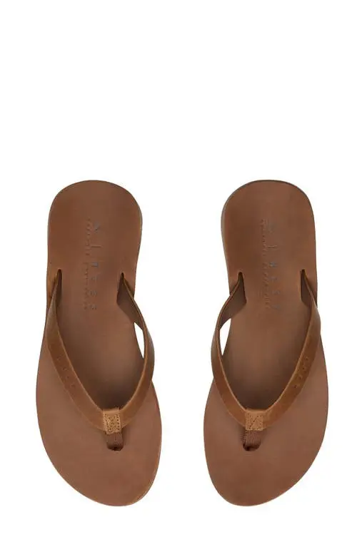 Reef Ojai Classic Slim Flip Flop - Dark Brown