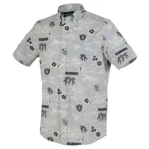 Reyn Spooner Las Vegas Raiders Kekai Performance Button-down Shirt