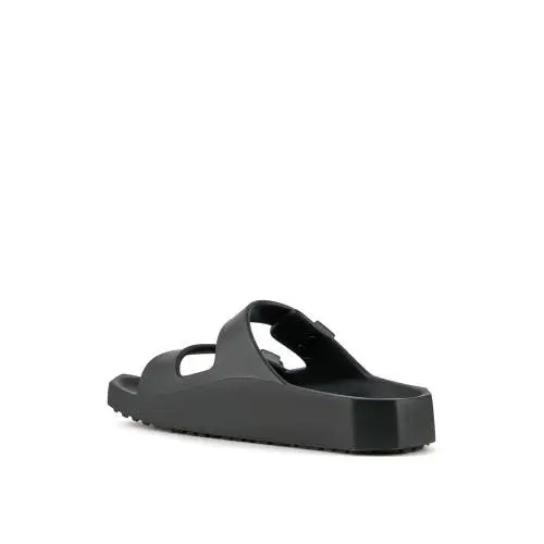 United Nude Moses Open Toe Slides - Black