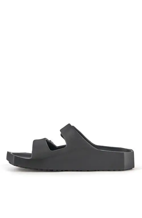 United Nude Moses Open Toe Slides - Black