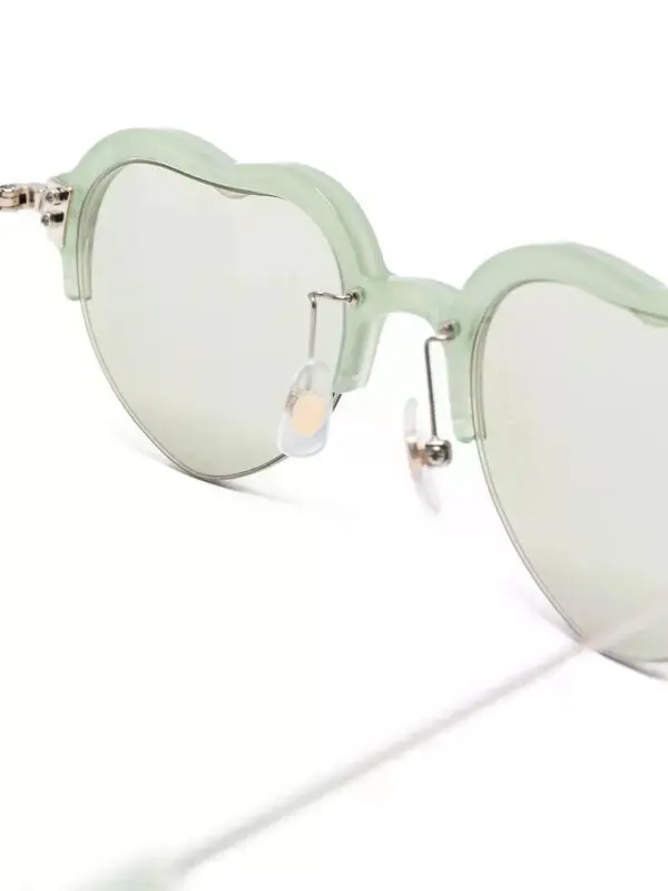 MEGANE AND ME Heart-frame Sunglasses