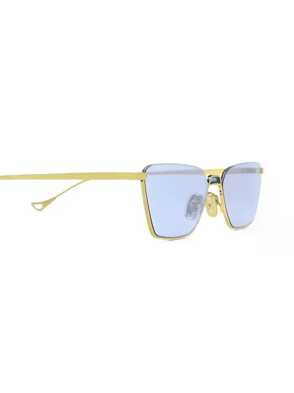 EYEPETIZER Kanda Rectangle-frame Sunglasses - Gold