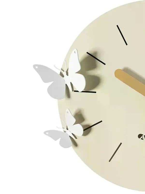 ARTI & MESTIERI Butterfly-embellished Wall Clock