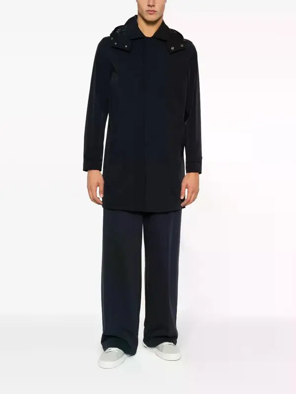 Boggi Milano Concealed-front Shirt Raincoat
