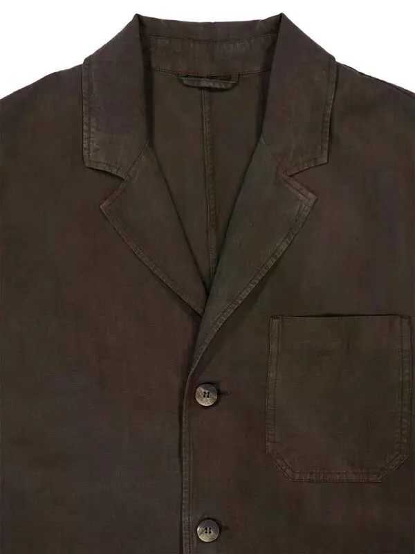 Frescobol Carioca Three-button Linen Blazer