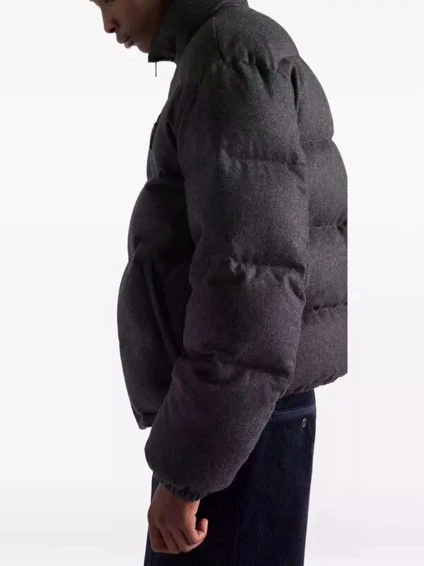 Prada Cashmere Down Jacket - Grey