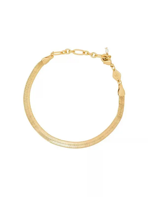Anni Lu Snake Charmer Link Bracelet - Gold