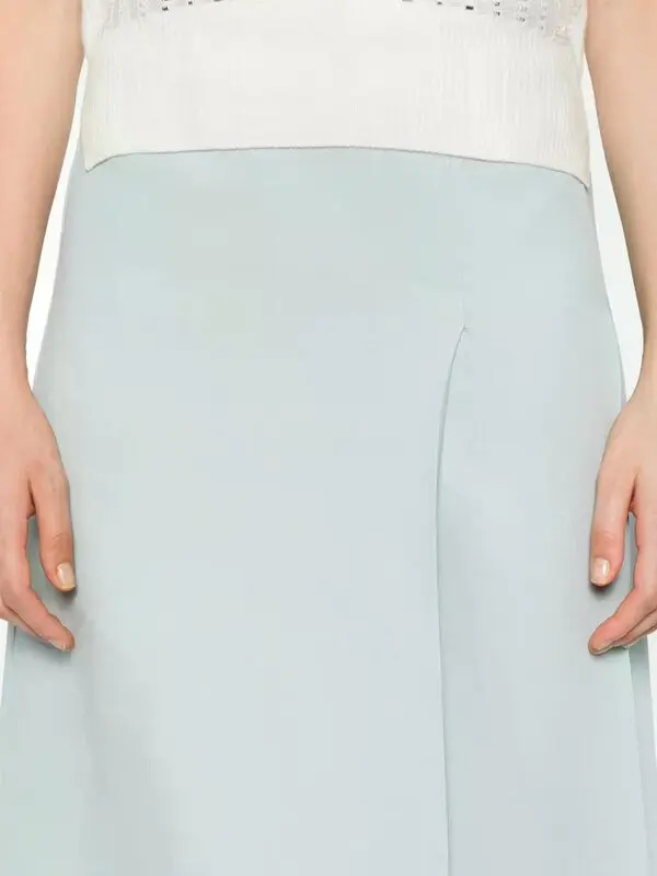 Ermanno Scervino Pleat-detailed Midi Skirt