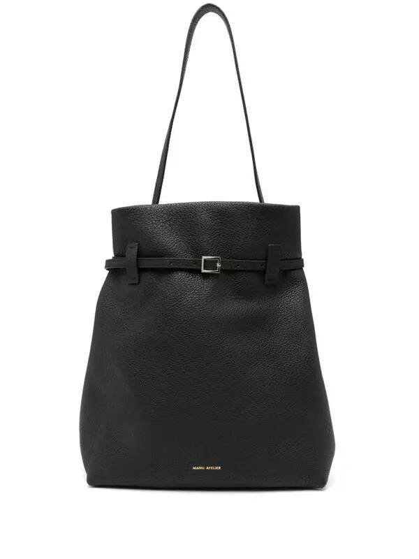 Manu Atelier Tote Du Jour Shoulder Bag - Black