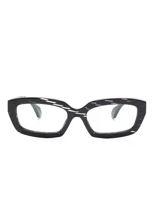 ALAIN MIKLI Rectangle-frame Glasses - Black