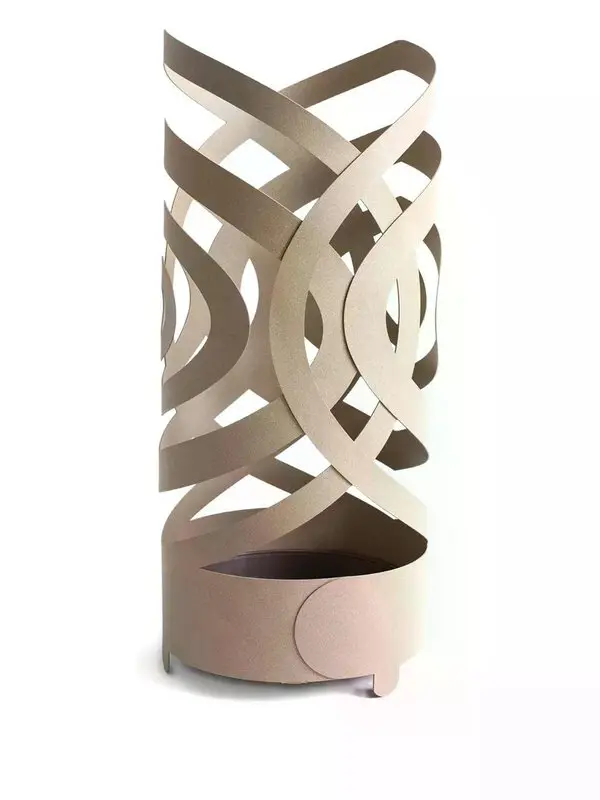 ARTI & MESTIERI Spiral-pattern Umbrella Stand - Neutrals