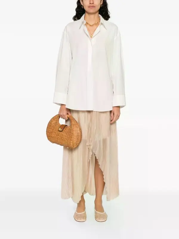 FORTE_FORTE Cotton Shirt - White
