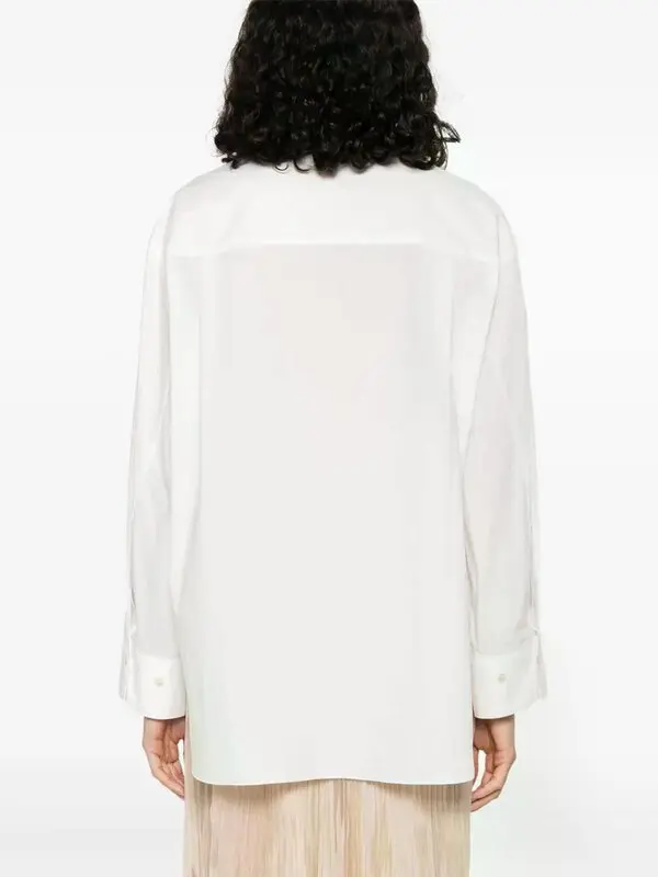 FORTE_FORTE Cotton Shirt - White