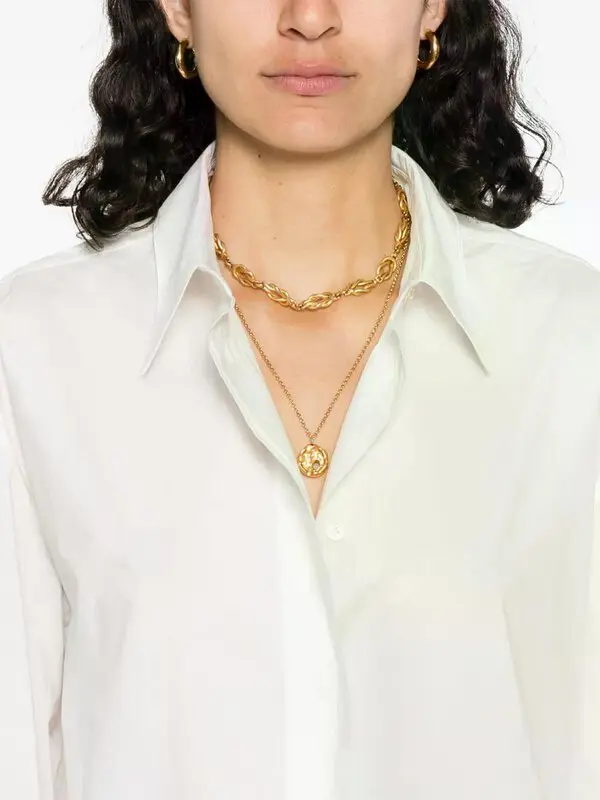 FORTE_FORTE Cotton Shirt - White