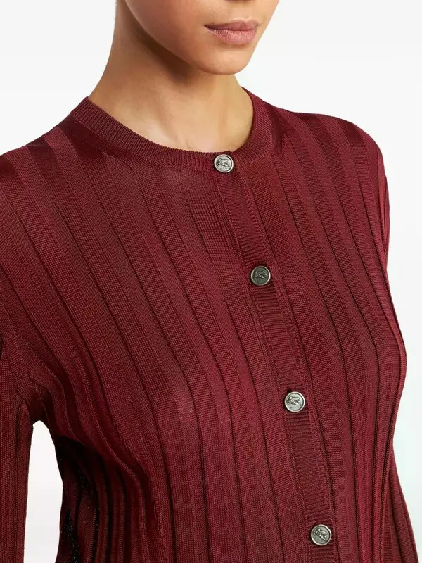 Etro Button-up Cardigan - Red