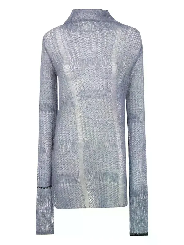Y’s Open-knit Long Sleeve Sweater