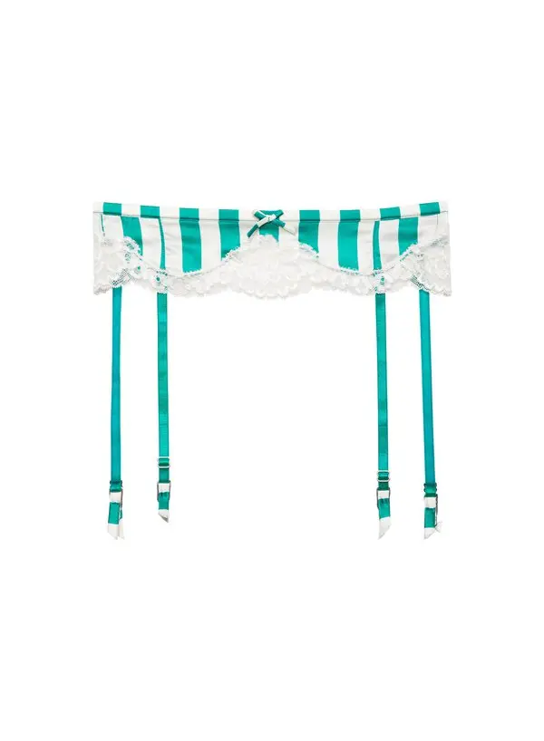 Fleur Du Mal Eve Garter Belt - Goal Getter