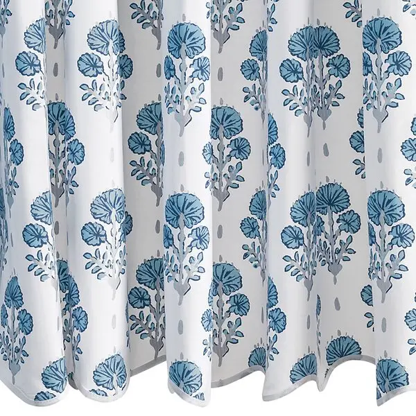 MATOUK Joplin Shower Curtain - Mineral Blue