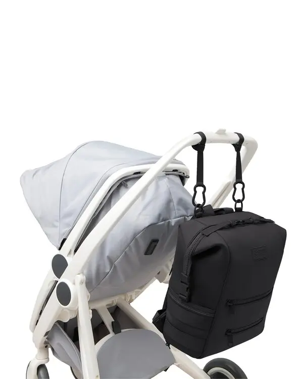 Dagne Dover Backpack With Changing Mat And Stroller Clips - Onyx