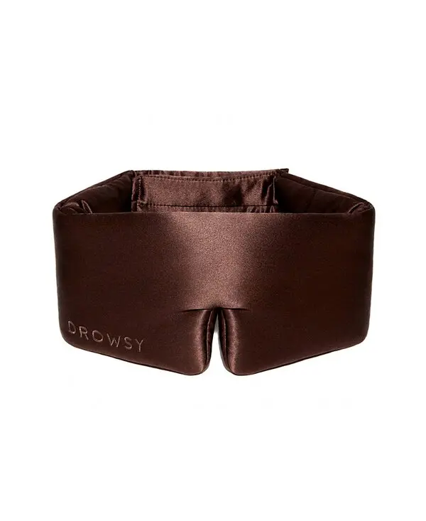 DROWSY Silk Sleep Mask - Cocoa Glow