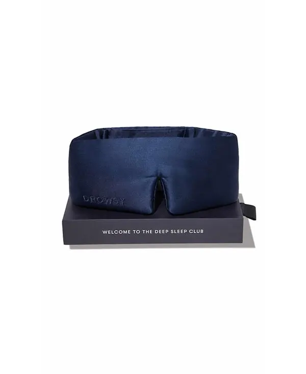 DROWSY Silk Sleep Mask - Dark Blue