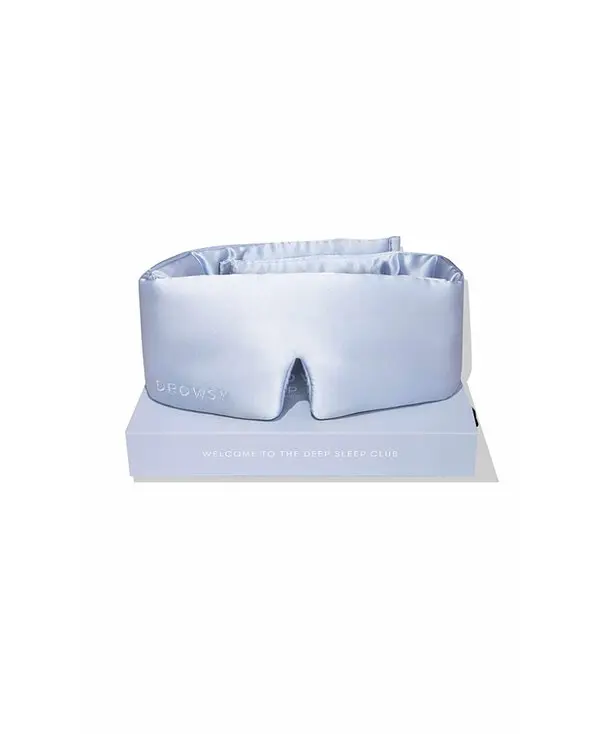 DROWSY Silk Sleep Mask - Light/pastel Blue