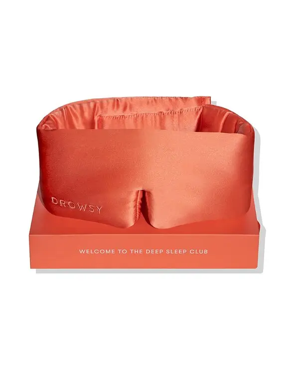 DROWSY Silk Sleep Mask - Light/pastel Orange