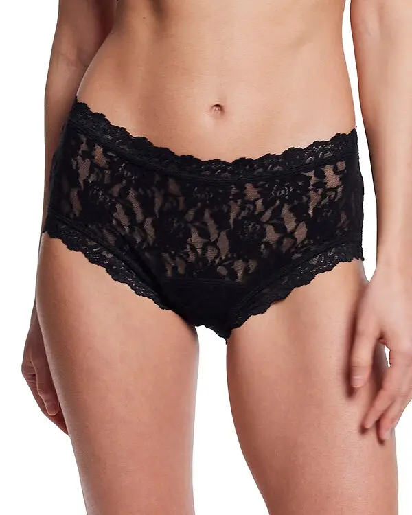 Hanky Panky Signature Lace Leakproof Boyshort - Black