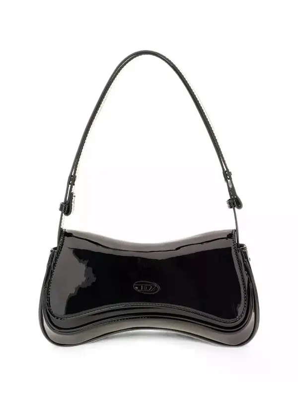 DIESEL® Logo-plaque Shoulder Bag - Black