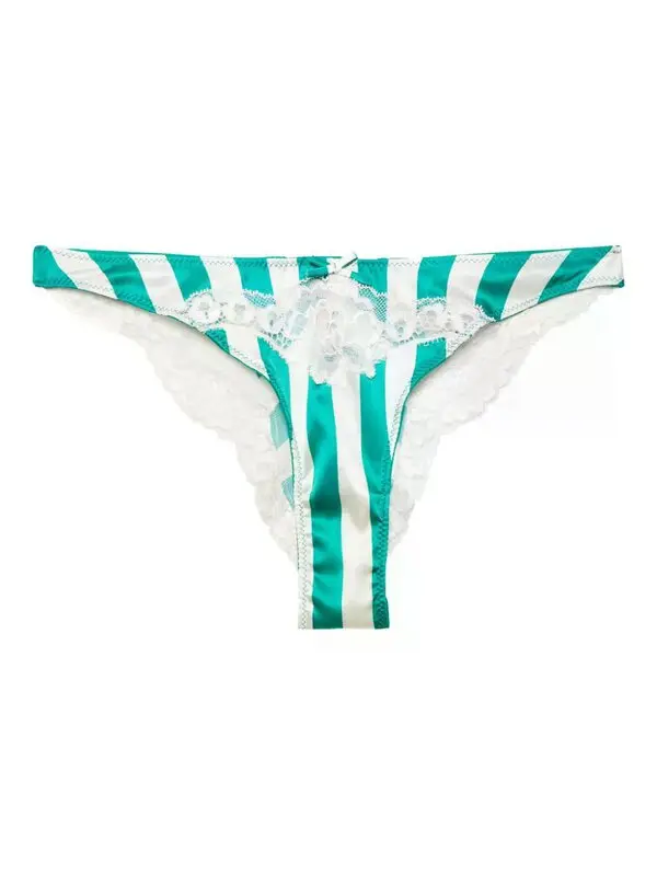 Fleur Du Mal Eve Briefs - Green