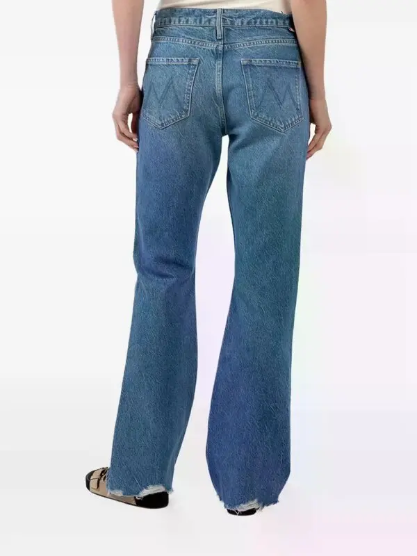 MOTHER Frayed Hem Jeans