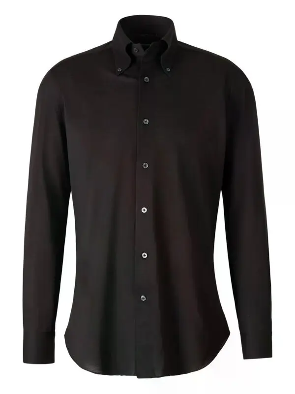 FRAY Button-fastening Shirt - Black