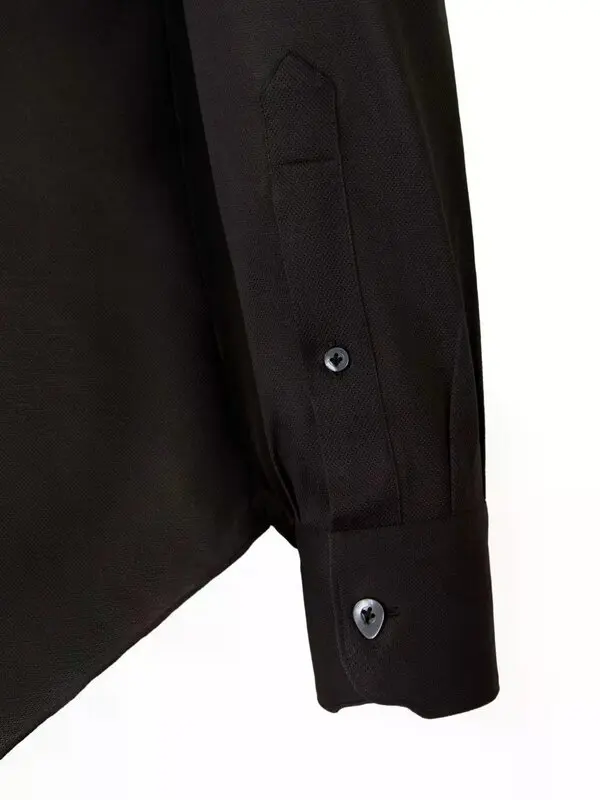 FRAY Button-fastening Shirt - Black