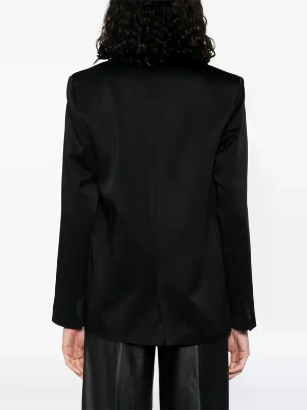 FORTE_FORTE Single-breasted Blazer - Black