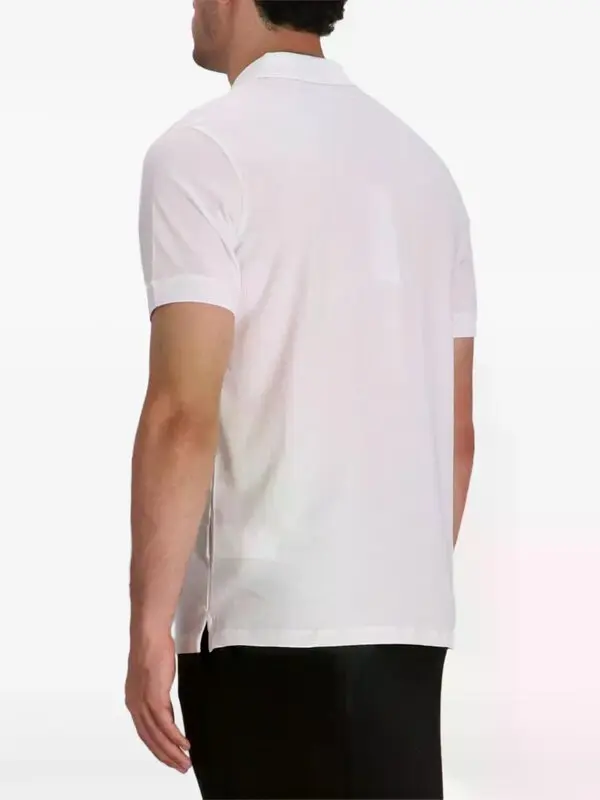 Karl Lagerfeld Embellished Polo Shirt - White
