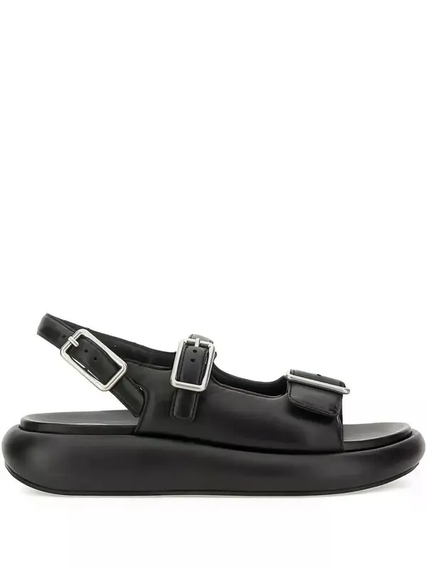 Ash Buckle-detail Platform Sandals