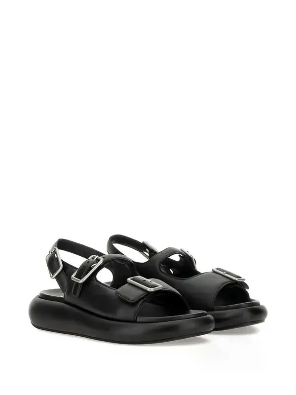 Ash Buckle-detail Platform Sandals