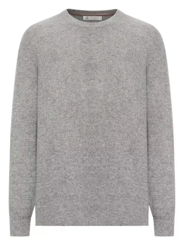 Brunello Cucinelli Ribbed Cashmere Sweater