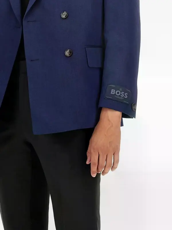 BOSS Logo-tab Wool Blazer