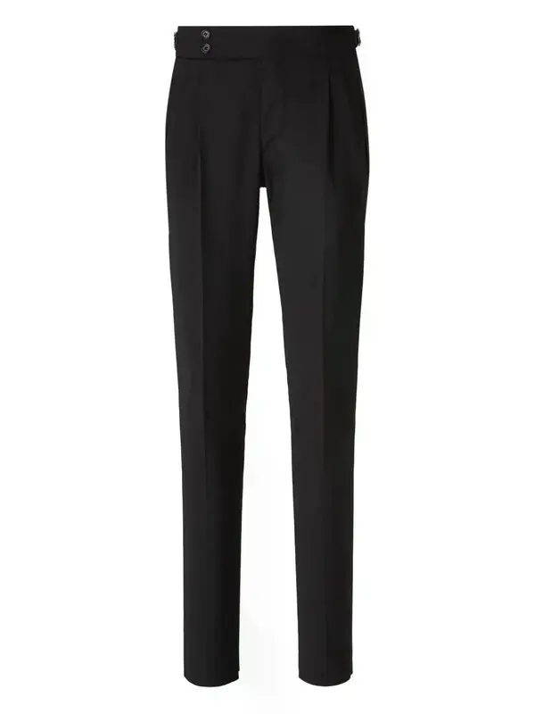 Scabal Single-breasted Suit - Black