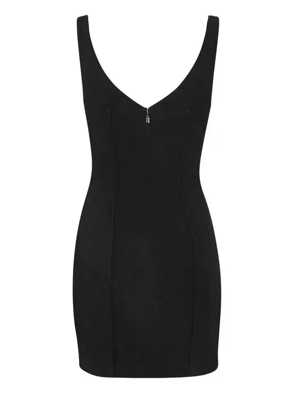 ROTATE BY BIRGER CHRISTENSEN Rose-buttoned Mini Dress