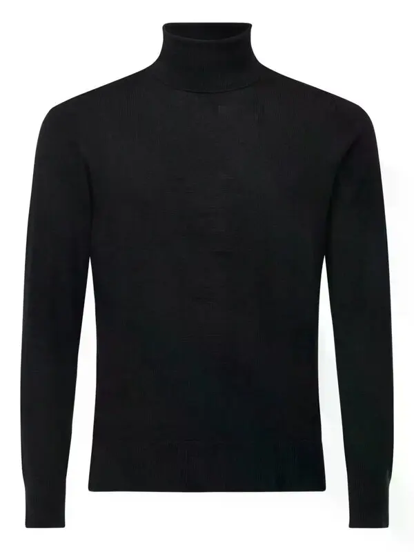 John Galliano Turtleneck Long Sleeve Sweater