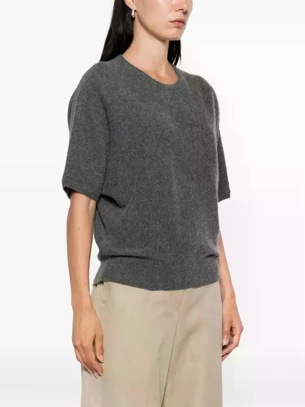 Herno Short-sleeve Cashmere Top